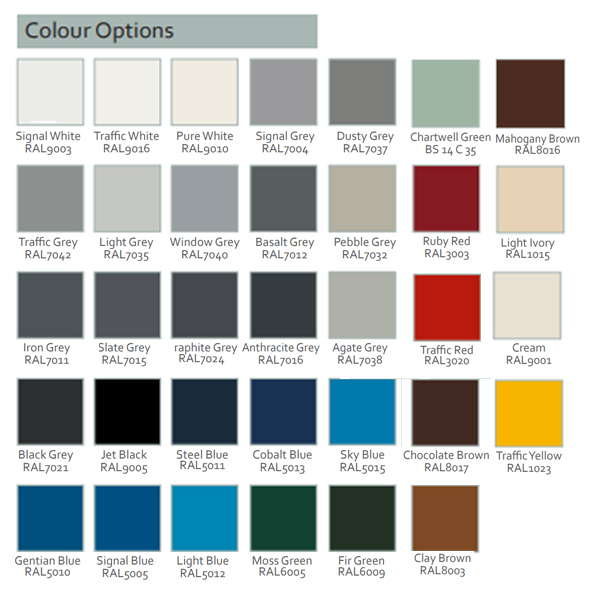 GDO Pro 20mm Vertical Medium Rib with Window (34 Colour Options) | Buy ...