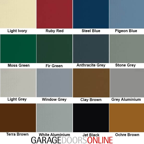 Hormann LPU42 S Panelled Woodgrain (15 Colour options) Sectional Door ...