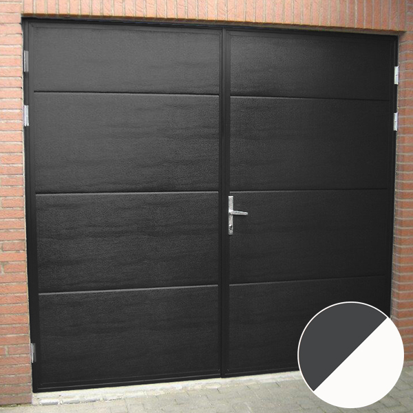 Ryterna Flush Woodgrain Design (2 Colour Options) | Buy Ryterna Side Hinged Steel Online ...